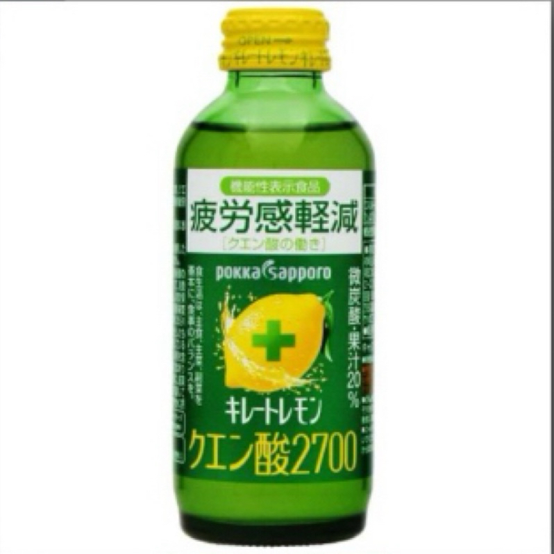（現貨+預購）代購 日本 Pokka Sapporo 疲勞感輕減 有機檸檬酸2700飲品155mL 6瓶入 | 蝦皮購物