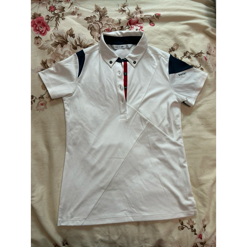 TSMC台積電 運動服 白色 襯衫polo衫 M | 蝦皮購物