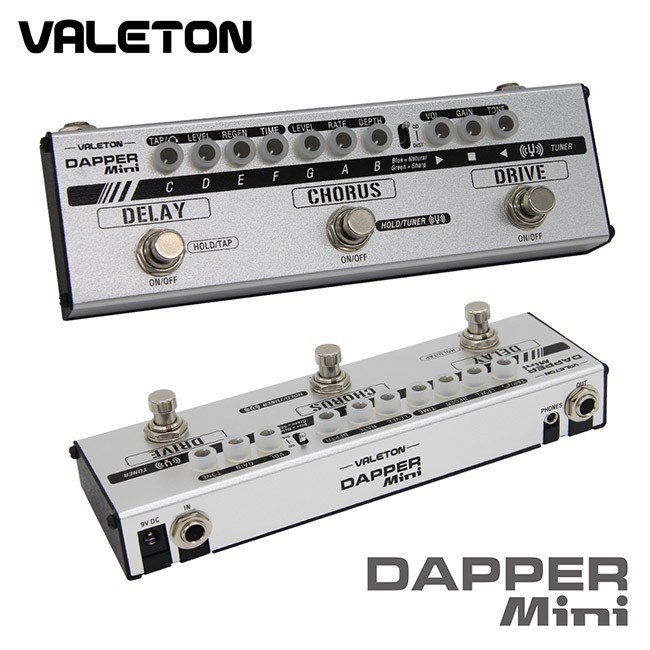 【響赫樂器】VALETON Dapper mini 電吉他 綜合型 單顆效果器 | 蝦皮購物