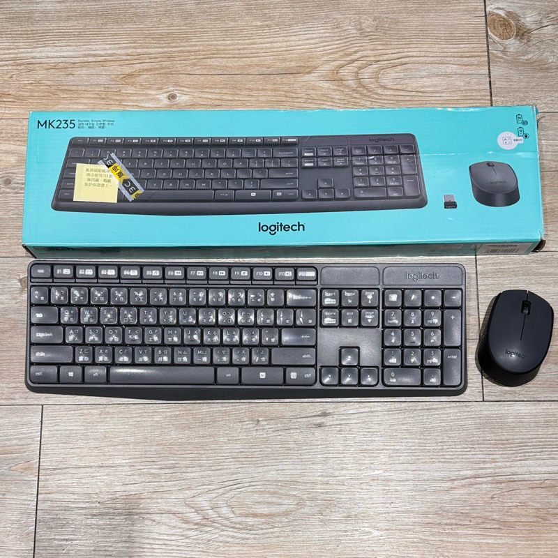 「二手」Logitech 羅技 MK235 無線鍵盤+滑鼠 | 蝦皮購物