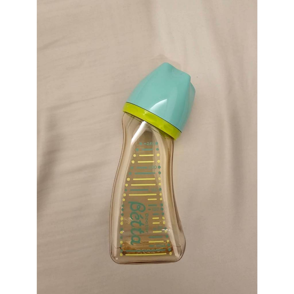 (送替換奶嘴)日本Betta寬口奶瓶-Brain-240ml-PPSU綠 | 蝦皮購物