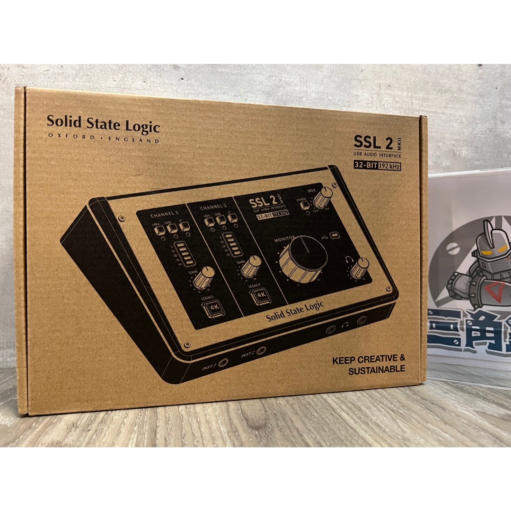 (現貨)第二代 Solid State Logic SSL 2 MK2 錄音介面，SSL2 MKII 三角鐵人 | 蝦皮購物