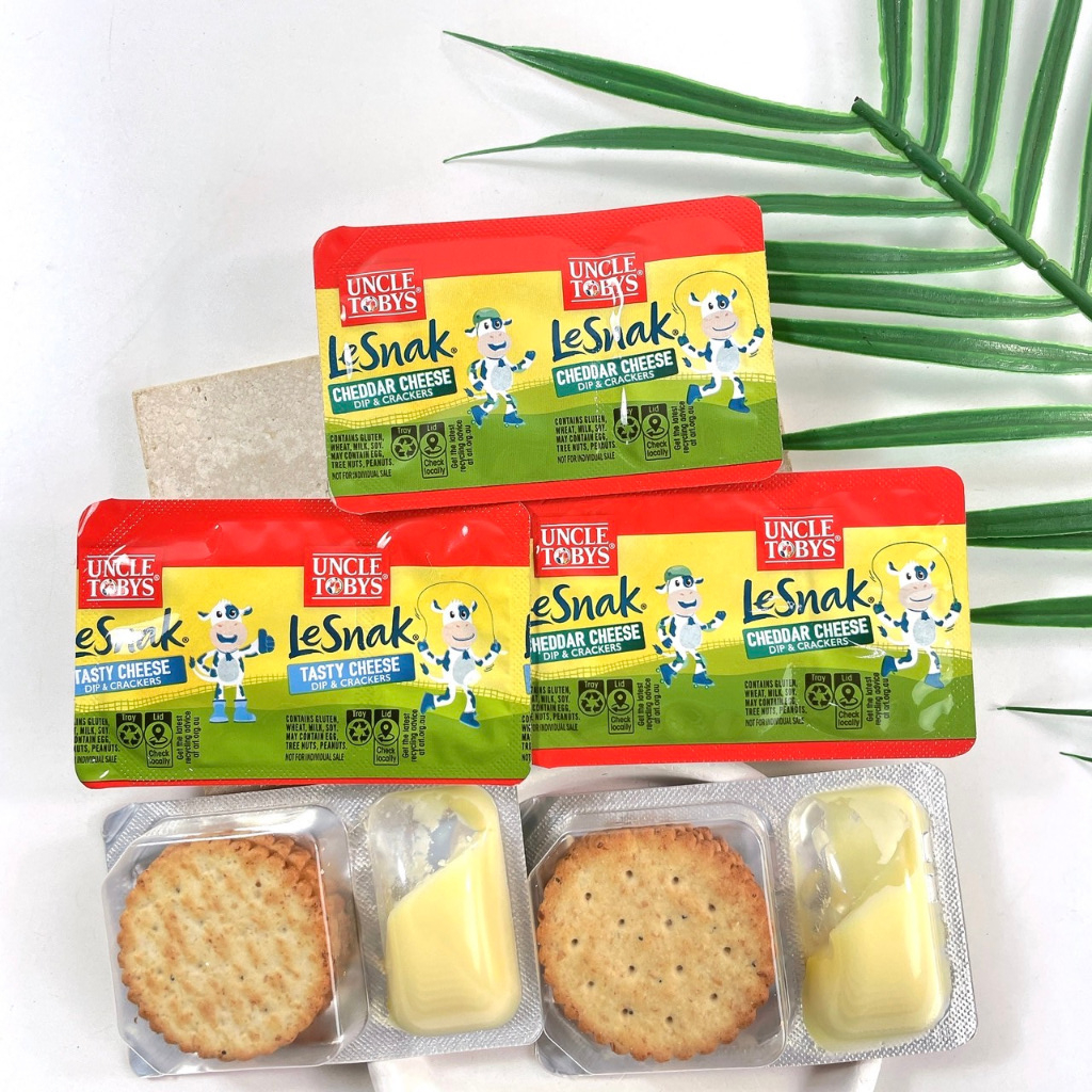澳洲製Uncle Tobys Lesnak 起司沾醬餅乾 單盒體驗1入-口味隨機 | 蝦皮購物