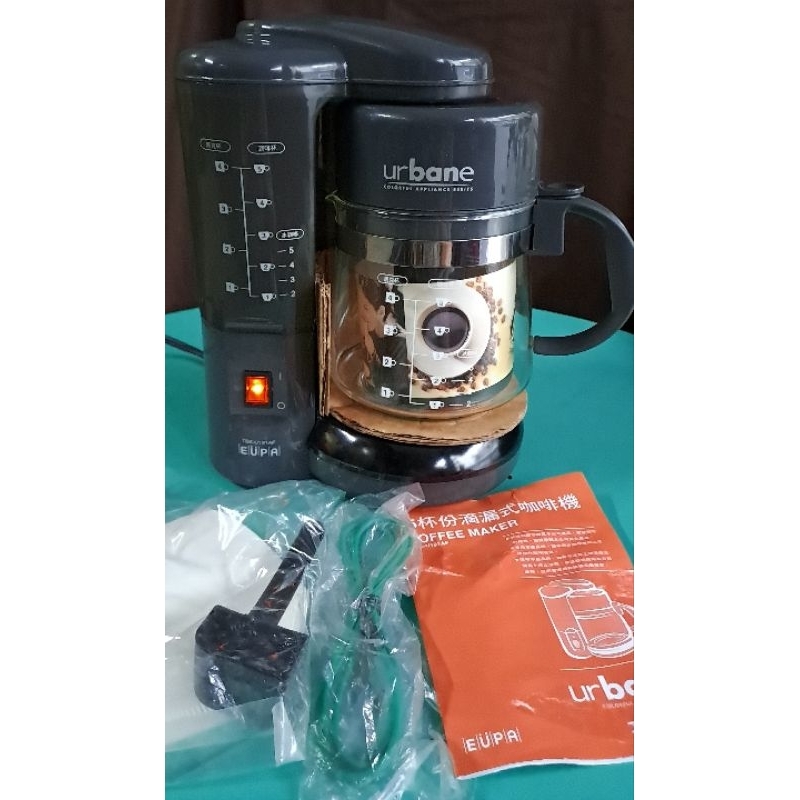 NO:1192#urbane優柏 五杯份滴漏式咖啡機(TSK-U191AF) | 蝦皮購物
