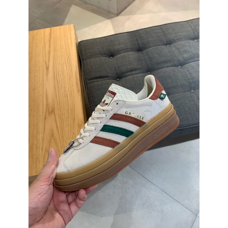 ADIDAS GAZELLE BOLD 楓葉 奶茶 焦糖 增高鞋 女鞋 IG3685 | 蝦皮購物