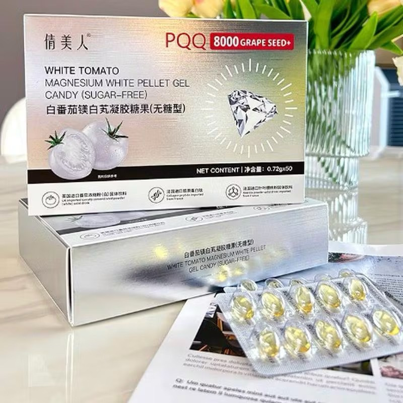 倩美人 白番茄鎂芄凝膠糖果(無糖型)(0.72g/50粒) 冰晶番茄 白 膠原蛋白 | 蝦皮購物