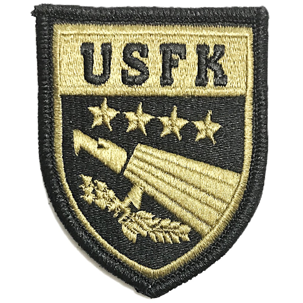 美軍公發 ARMY 陸軍 USFK 駐韓美軍 魔鬼氈臂章 OCP 全新 | 蝦皮購物