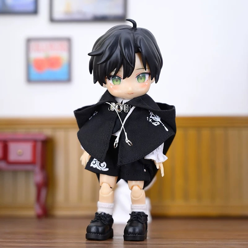 現貨【風閣】 哥德 歐風 王子 套裝 - ob11 黏土人 gcs ymy 12分 帽 斗篷 長褲 內搭 無袖背心 娃衣 | 蝦皮購物