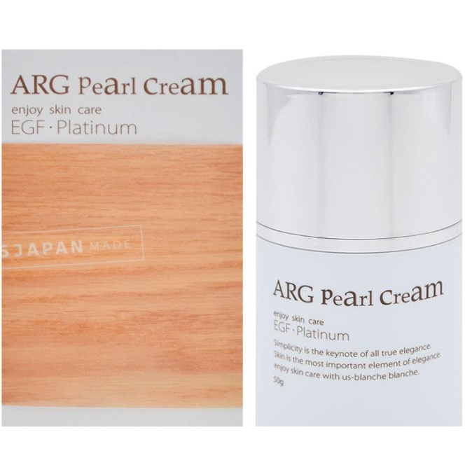 現貨 日本原裝 六胜肽 EGF白金珍珠精華面霜 ARG pearl cream | 蝦皮購物