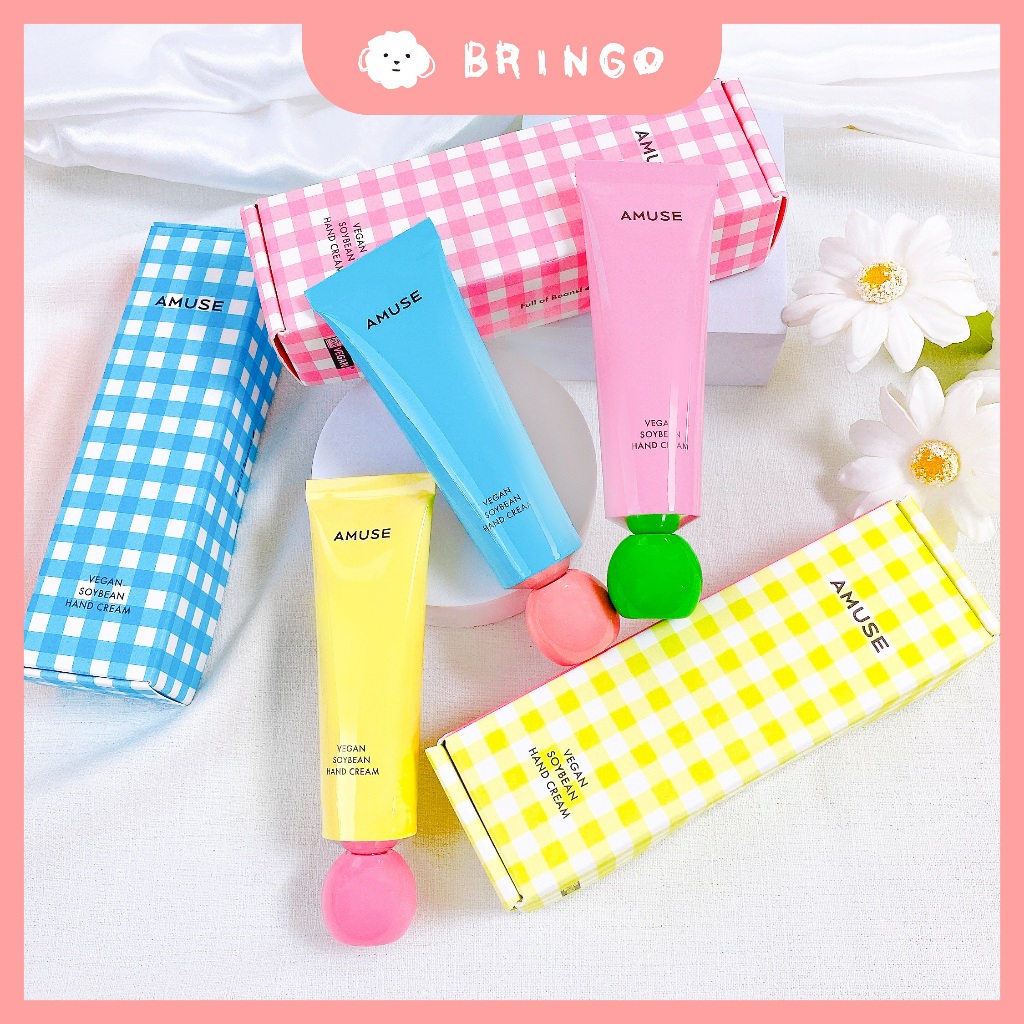 【BRINGO】AMUSE 大豆護手霜 50ml 護手霜 手部護理 vegan護手霜 | 蝦皮購物