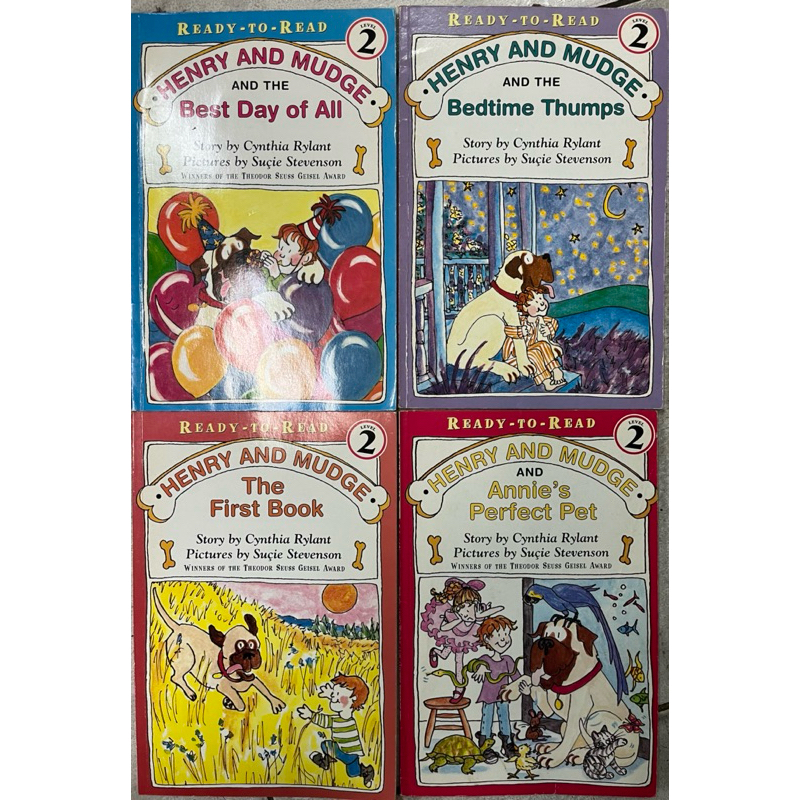 英文繪本 亨利和馬奇第一本書..等4本 Henry and Mudge and the Bedtime Thumps.. | 蝦皮購物