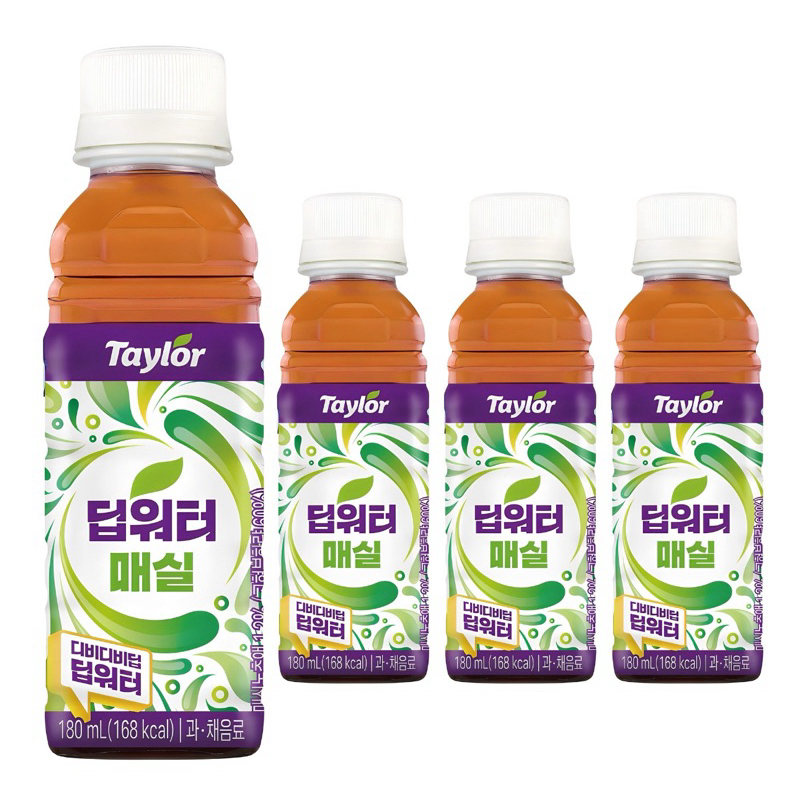 【現貨】韓國🇰🇷 Taylor Deep Water 青梅汁 180ml | 蝦皮購物