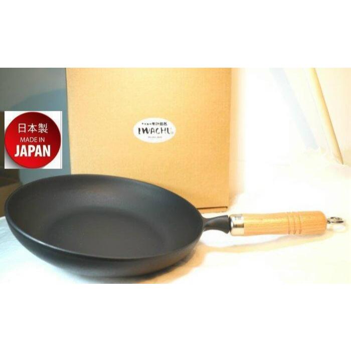 IWACHU~日本製造~本場盛岡~240062~單柄鍋~24cm~鑄鐵鍋~活動式木柄~厚度0.35cm~超取免運~ | 蝦皮購物