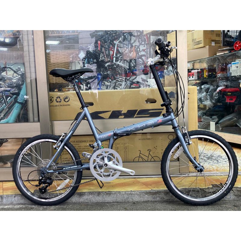 [泉利單車]台北市KHS專賣店 功學社 F20-JJ折疊車 16速 全車調整組裝後寄出 不需自行diy組裝 休閒折疊車 | 蝦皮購物