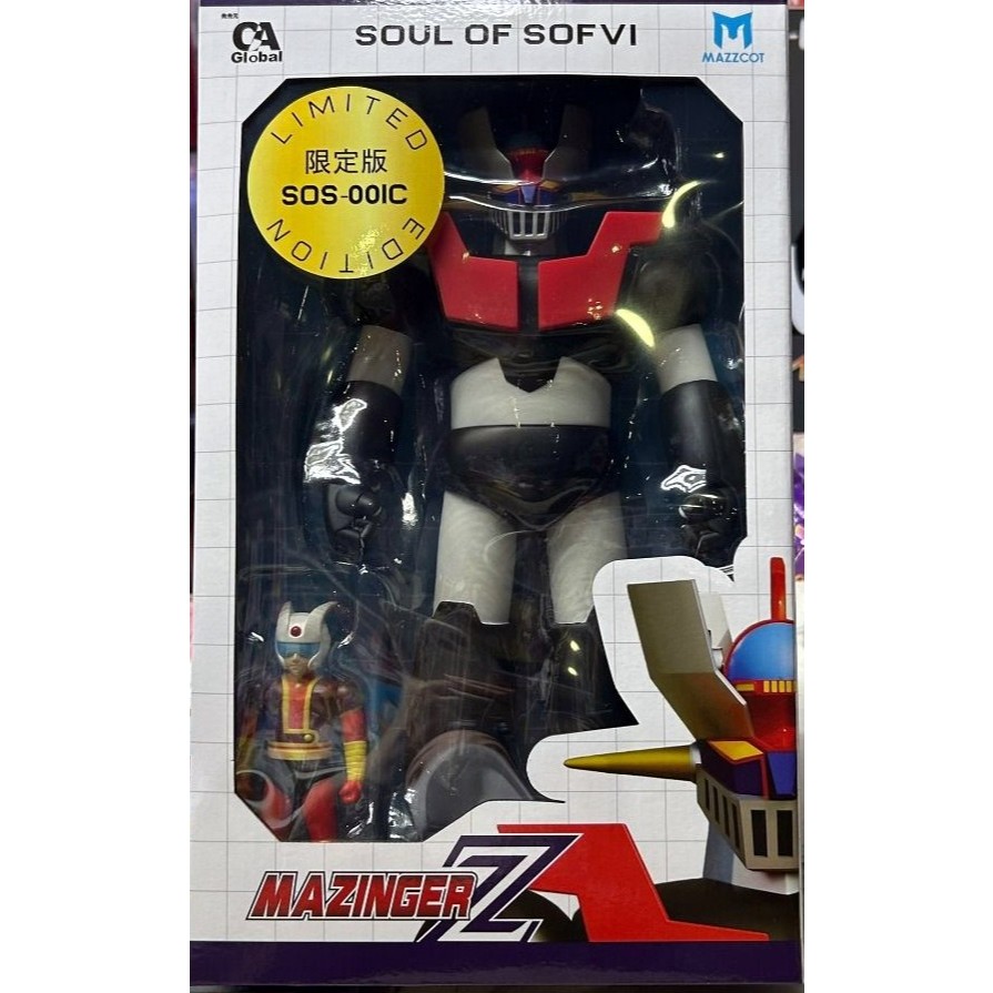 現貨 Mazzcot SOS-001C TTF會場白色限定版 鐵甲萬能俠 & 兜甲兒 無敵鐵金剛32公分 | 蝦皮購物