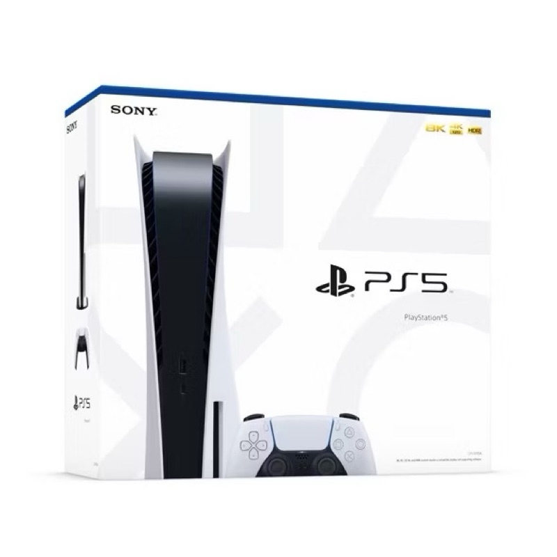 全新SONY PS5 CFI-1218A 825GB 白色 光碟機版 光碟版 台灣公司貨 | 蝦皮購物