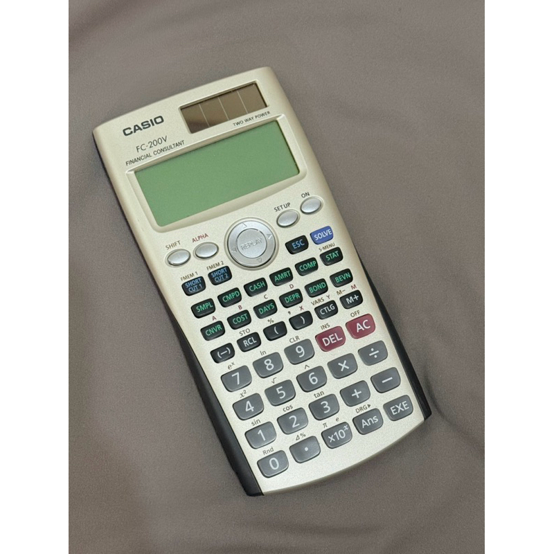 CASIO 卡西歐 財務型計算機 FC-200V | 蝦皮購物