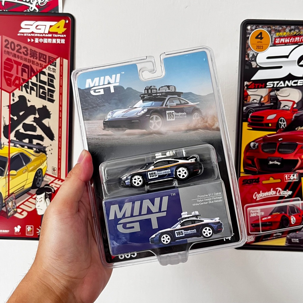 【模物】現貨 MINI GT No.805 Porsche 911 Dakar Rallye Design | 蝦皮購物