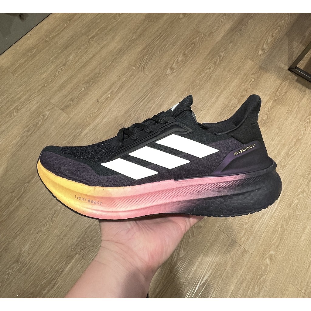 【BOBO】ADIDAS ULTRABOOST 5X 黑紫黃桃 BOOST慢跑鞋 男 JI1332 | 蝦皮購物