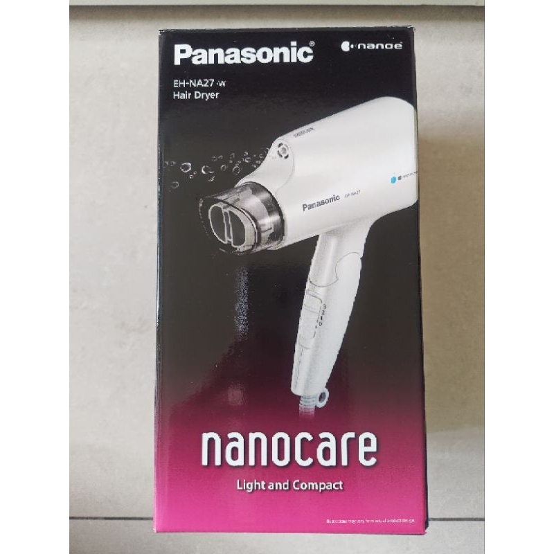 Panasonic 國際牌負離子吹風機 EH-NA27 白色 | 蝦皮購物