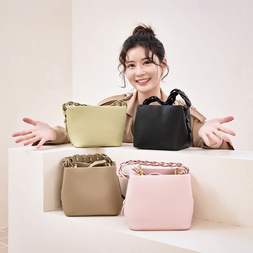 高級感編織水桶包(手提包/單肩包/斜背包/KDB-8553) | 蝦皮購物