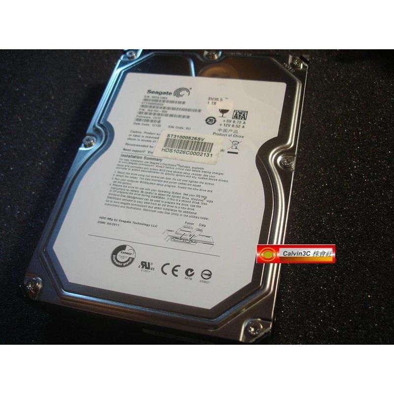 Seagate 希捷 SV35.5 數位監控 SATA3 1T 7200轉 32M ST31000526SV 3.5吋 | 蝦皮購物