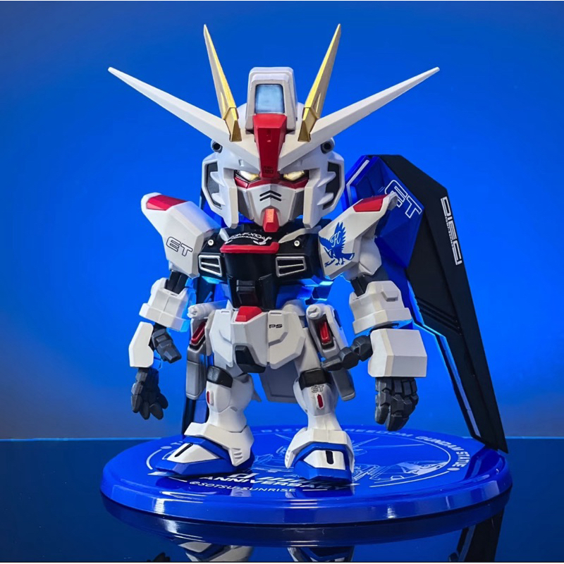 QMSV mini 上海嘉年華限定 自由鋼彈 自由立像3週年紀念 高達 模型 公仔 盲盒 盒玩 非hg rg mg pg | 蝦皮購物