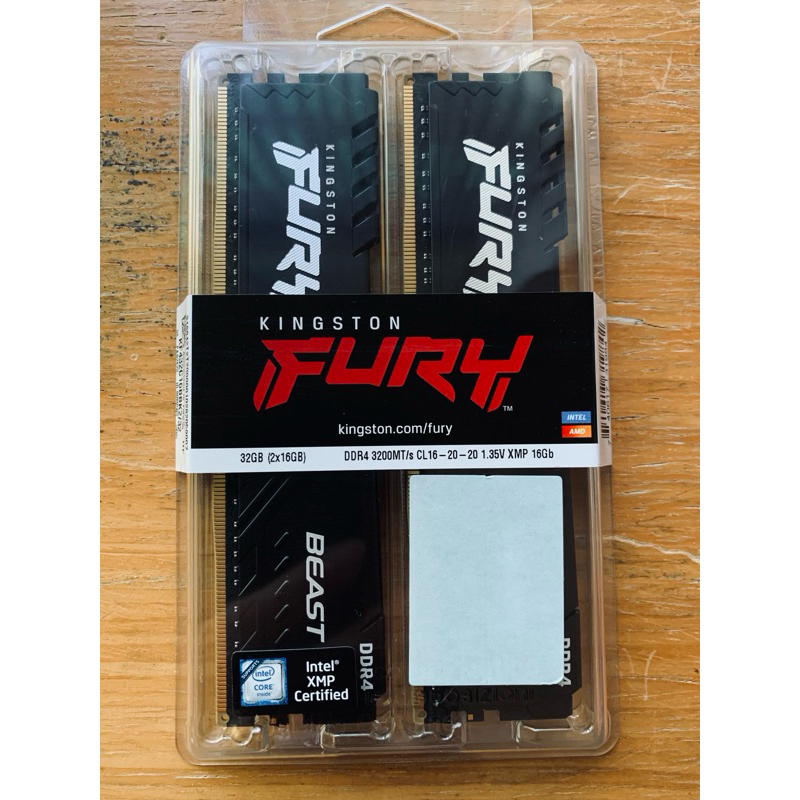 Kingston 金士頓 DDR4 3200 32g (16gx2) Fury Beast | 蝦皮購物