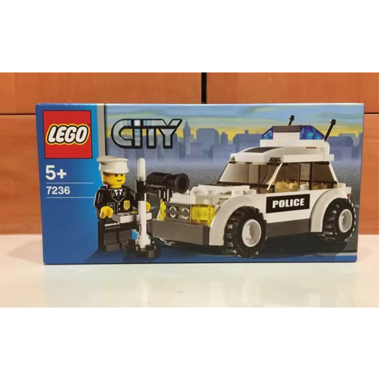 LEGO 樂高 7236 City 城市系列 Police 警察車 | 蝦皮購物