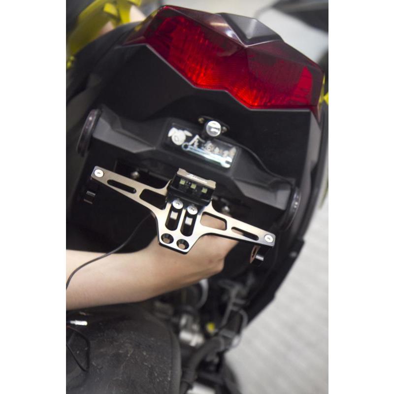 [FORCE155]CNC 後牌架 牌版 牌架 裝方向燈 搭贈牌照燈 可調整 鋁合金 FORCE1.0 燈匠 拉長後移 | 蝦皮購物