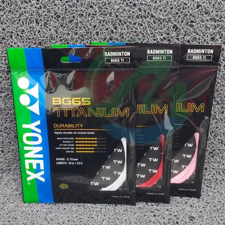 Ψ山水體育用品社Ψ【YONEX】BG65Ti BG 65Ti 鈦羽球線 | 蝦皮購物