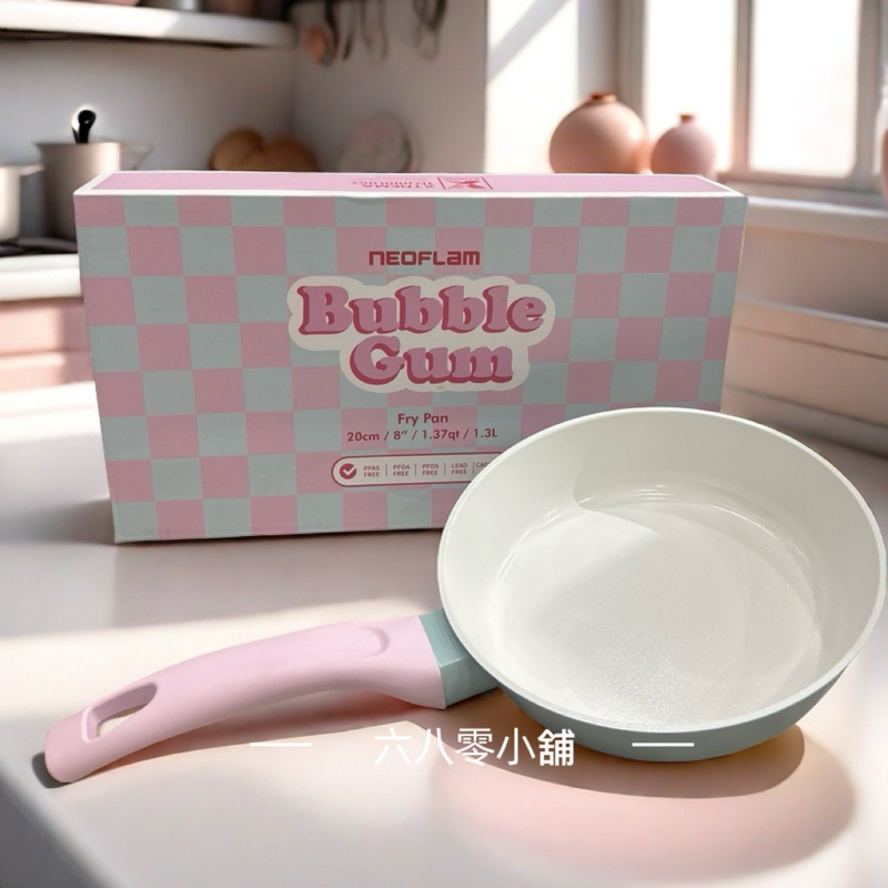 «現貨開發票»NEOFLAM韓國Bubble Gum系列20cm平底鍋(電磁底) | 蝦皮購物