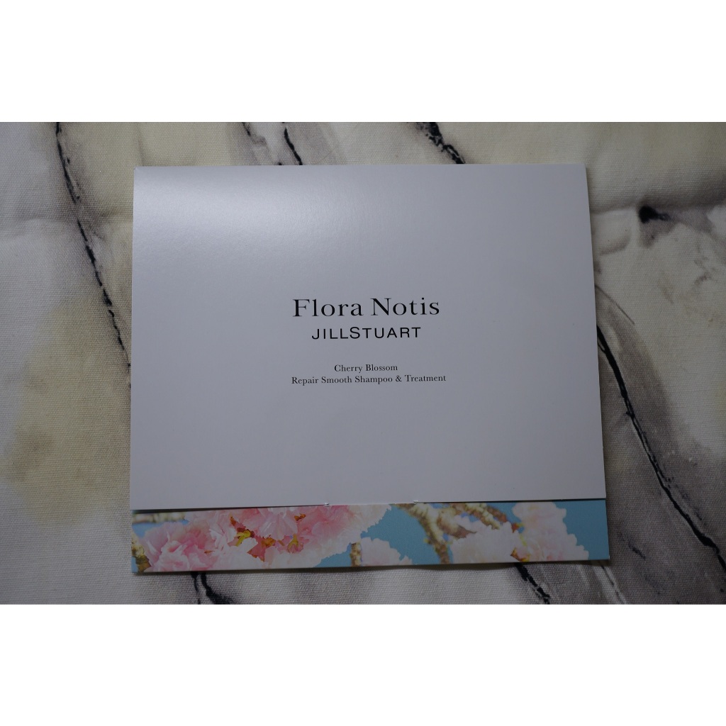 Jill Stuart Flora Notis 洗髮乳+潤髮乳 試用組 櫻花／茉莉 | 蝦皮購物