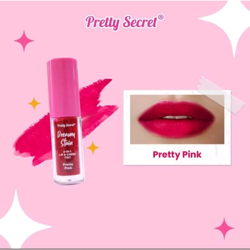 Pretty secret Dreamy stain 2 in 1 Lip&cheek Tint (4ml) | 蝦皮購物