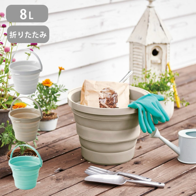 日本可折疊 可伸縮 水桶iseto 8L | 蝦皮購物