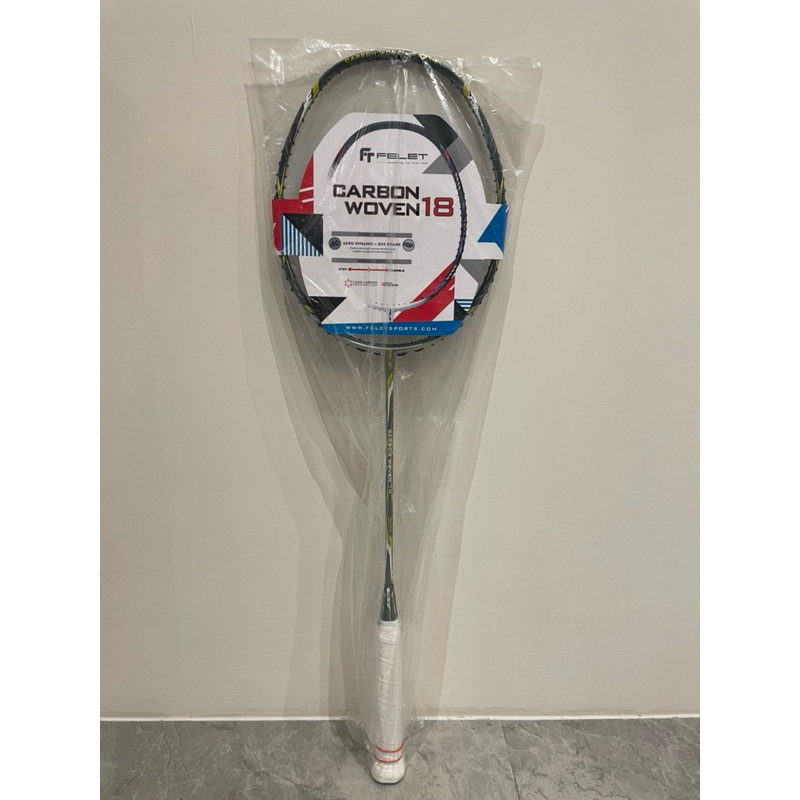 FELET CARBON WOVEN 18 羽球拍 中階 編織碳纖維 4U | 蝦皮購物