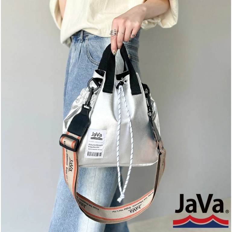 🇯🇵 Classical 網 100% 日本空運預購 JAVA 2way 大容量提花帶水桶包 | 蝦皮購物