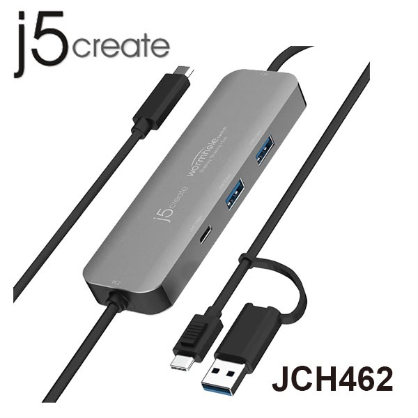 【3CTOWN】含稅附發票 j5 create JCH462 Wormhole Switch USB資料對傳視訊分享器 | 蝦皮購物