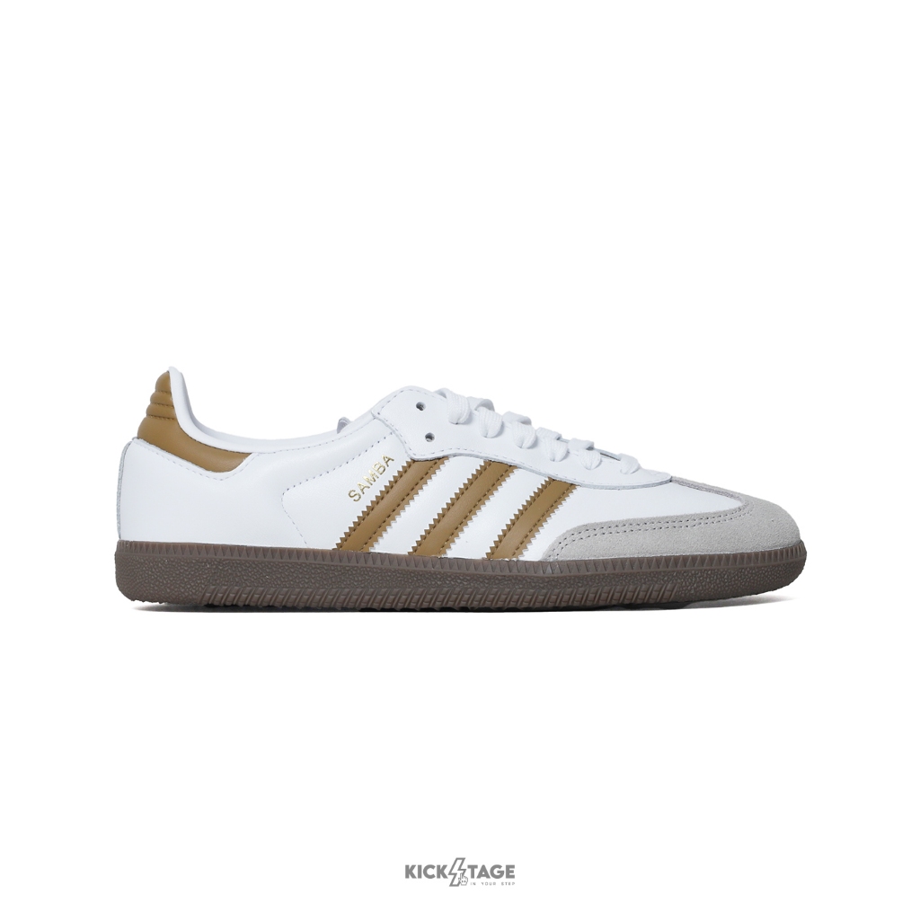 ADIDAS SAMBA OG 棕綠白 皮革 金標 橡膠大底 德訓鞋 休閒鞋 男女鞋【JH8796】 | 蝦皮購物