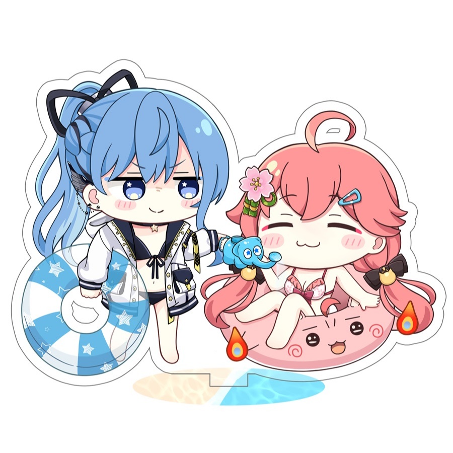 旅人事務所】日本C104限定 Hololive キャベツ人間 直売店 miComet 星街彗星 櫻巫女 泳裝 壓克力立牌 | 蝦皮購物