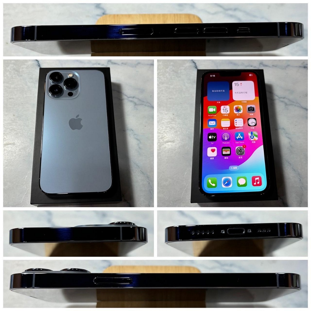 懇得機通訊 二手機 iPhone 13 Pro 128G 藍色 6.1吋 9成5新【歡迎舊機交換折抵】581 | 蝦皮購物