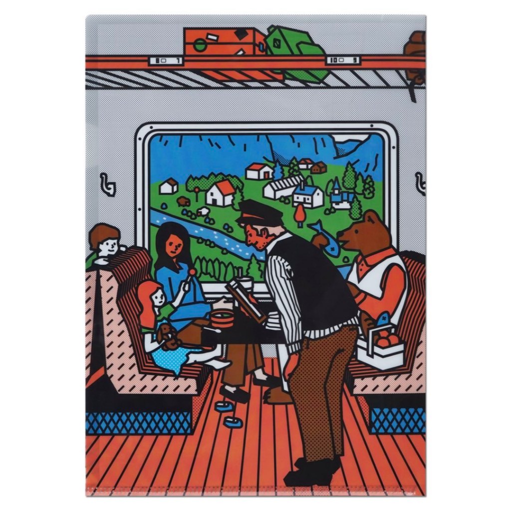 【日日文創舖】ZERO PER ZERO・A4資料夾 火車旅行 | 蝦皮購物