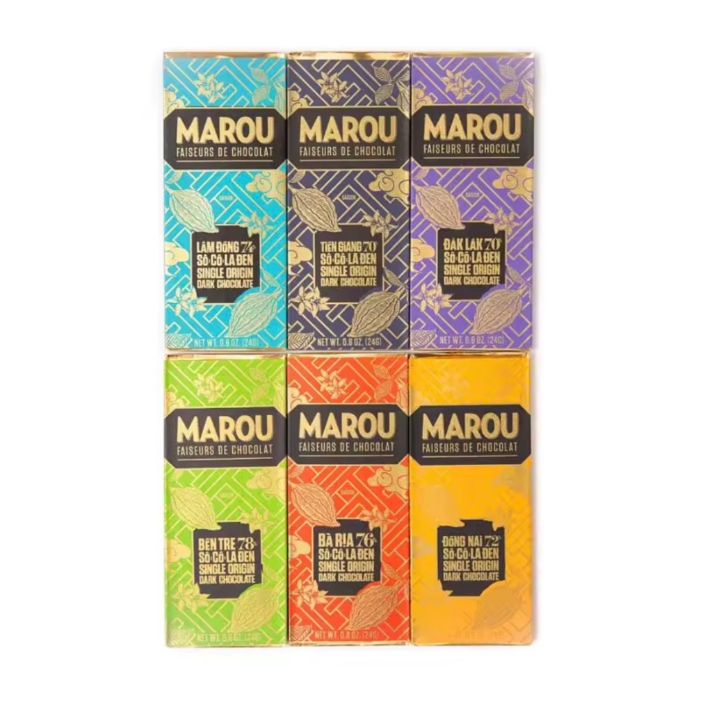 預購 越南直送 MAROU 精品巧克力 人氣伴手禮 24g MINI SINGLE ORIGIN CHOCOLATE | 蝦皮購物
