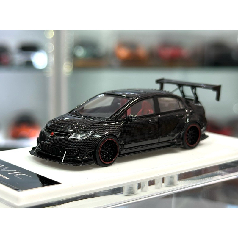 TSAI模型車販賣鋪 現貨賣場 1/64 Honda Civic FD2 Type R Track Edition爆改版 | 蝦皮購物