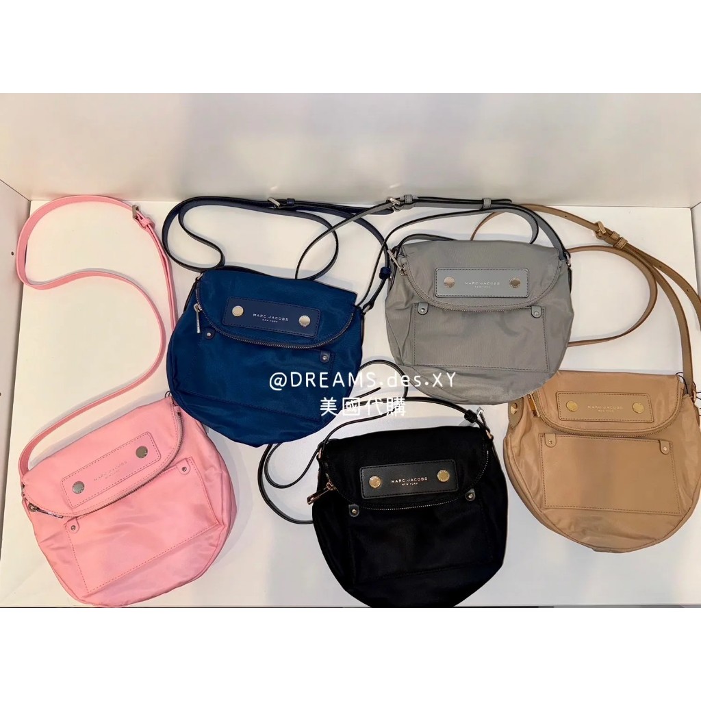 現貨👼🏻Marc Jacobs MJ Preppy 尼龍小豬包 大豬包 斜背包 菱格紋 證件夾斜背包 | 蝦皮購物