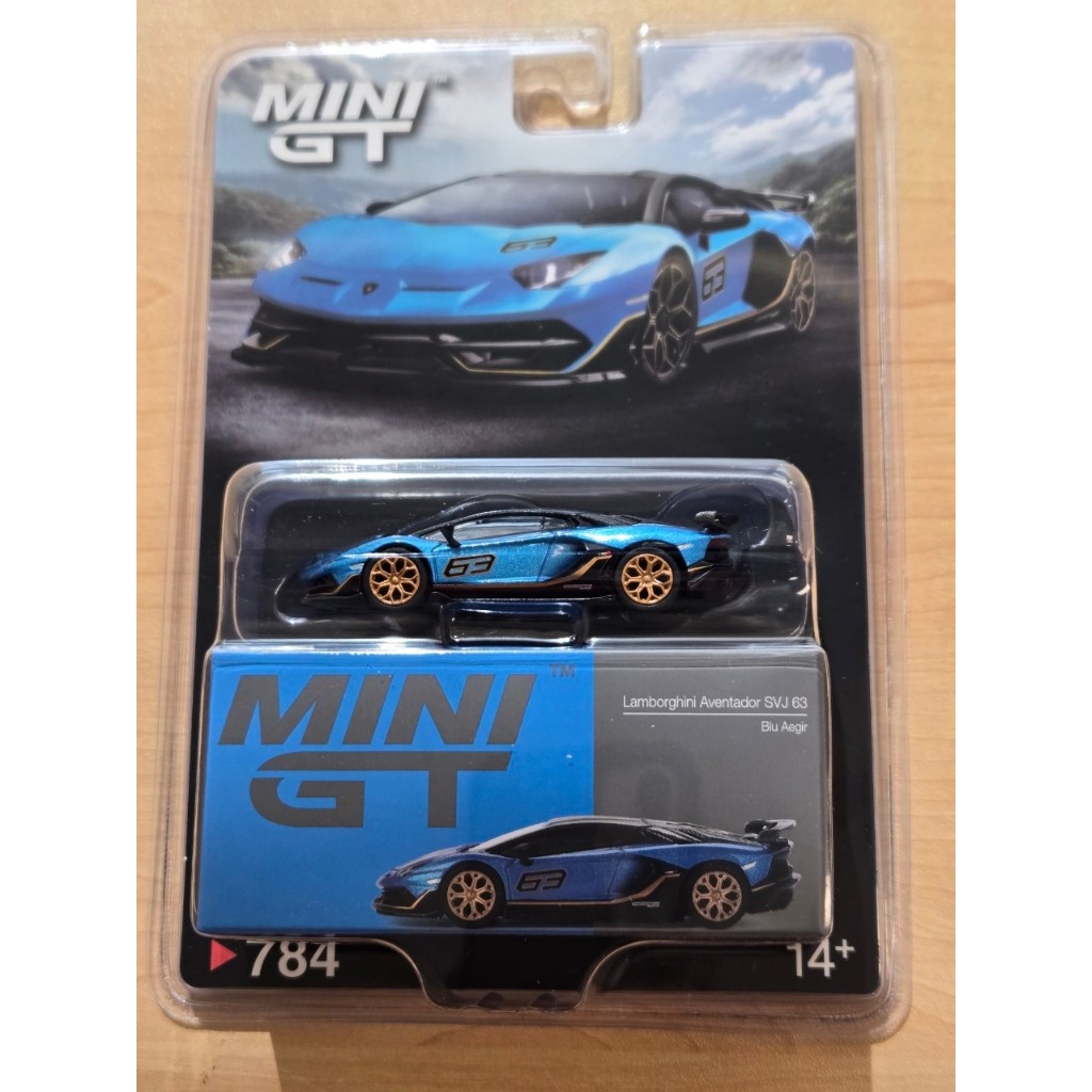 +小玩家+ MINI GT #784 藍寶堅尼 Aventador SVJ 63 Blu Aegir 左駕 美版吊卡 | 蝦皮購物