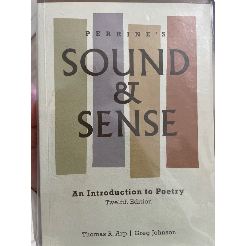 Perrine’s Sound and Sense 東吳大學詩選用書 林建隆教授 | 蝦皮購物