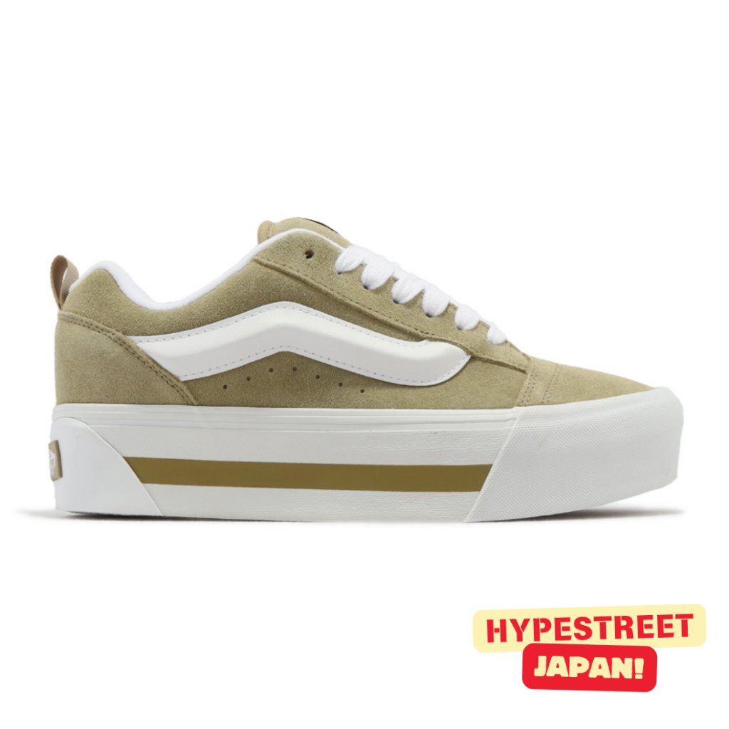 Vans Knu Stack 黑白熊貓 立體白線 麂皮 休閒 百搭 增高鞋 厚底鞋 女鞋 VN000CP6SQ7 | 蝦皮購物