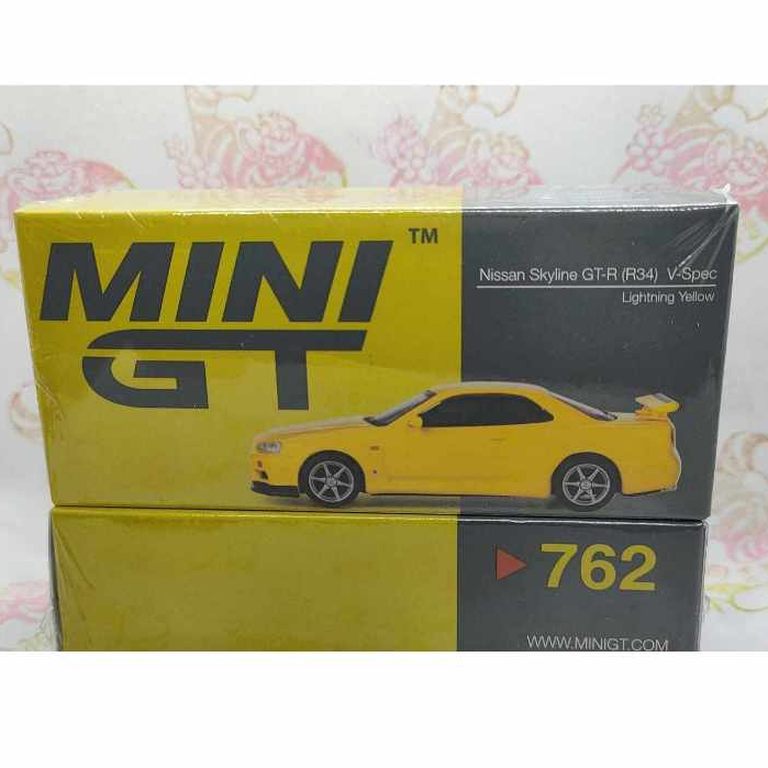 (安安) Mini GT 762 右駕 Nissan Skyline GT-R R34 V-Spec | 蝦皮購物
