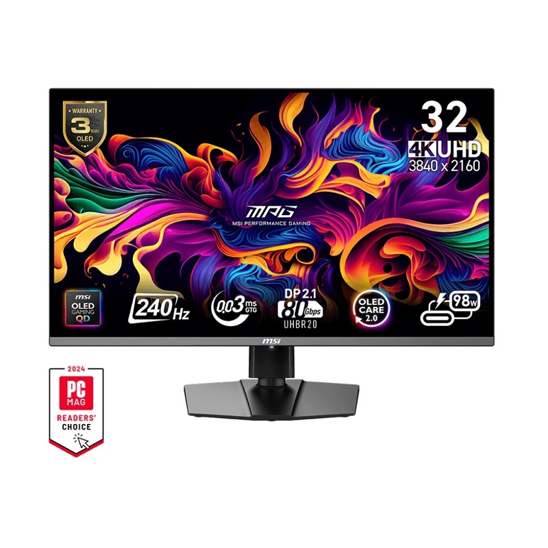 米特3C數位–MSI 微星 MPG 322URX QD-OLED 4K 240Hz 32吋HDR電競螢幕 | 蝦皮購物